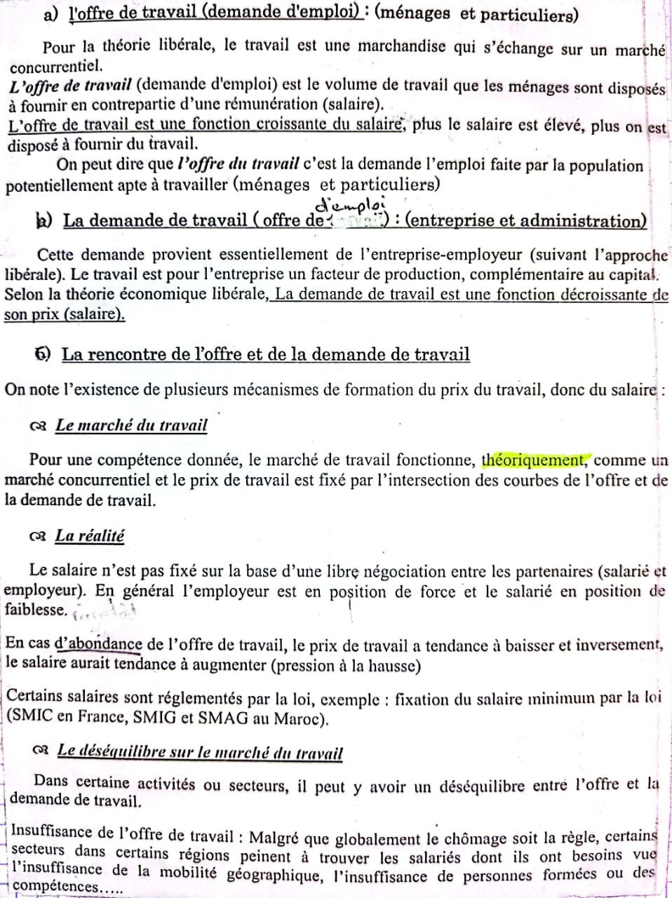 Le Marché Du Travail Fouadm